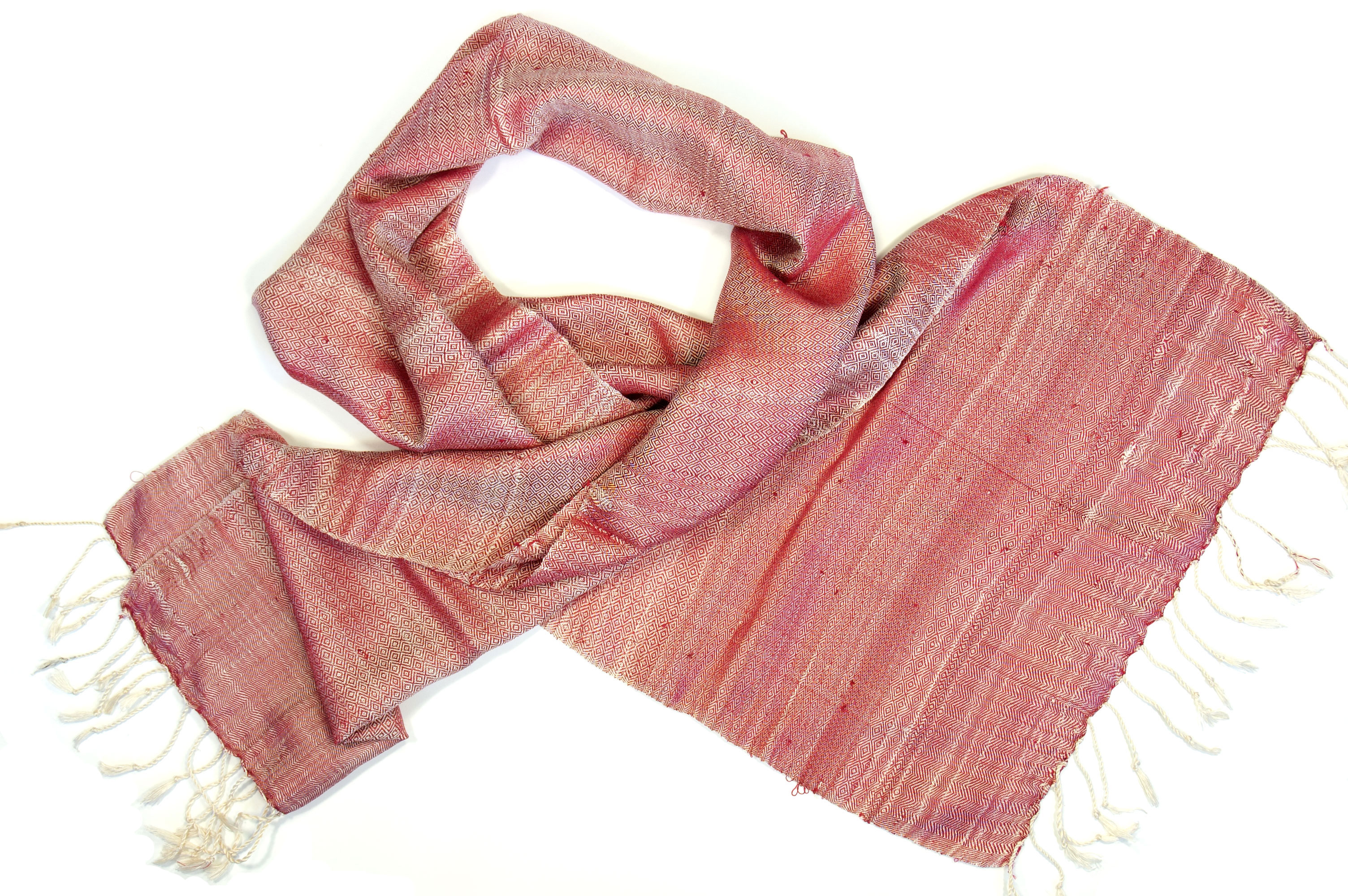 Silk scarf isan diamond - Counting Flowers