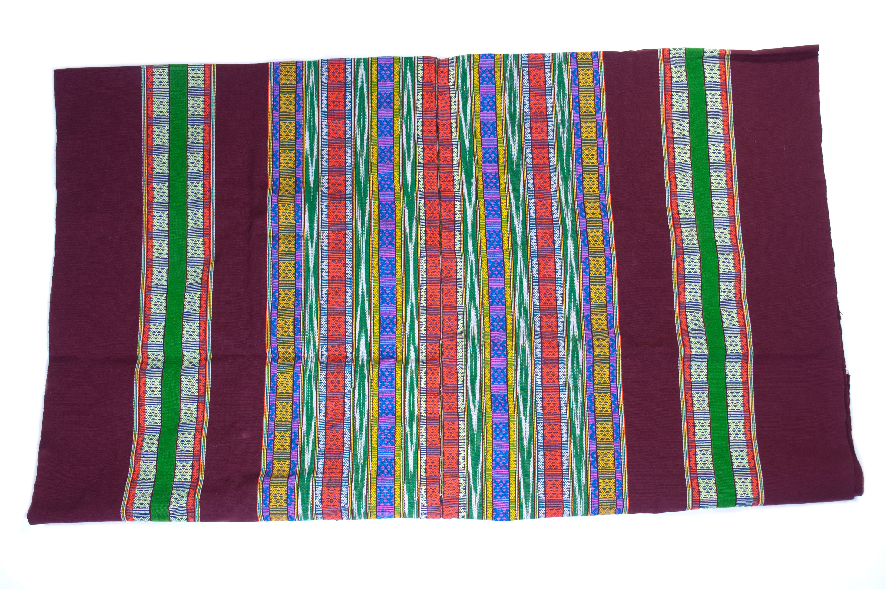Cotton sarong wine red - Counting Flowers