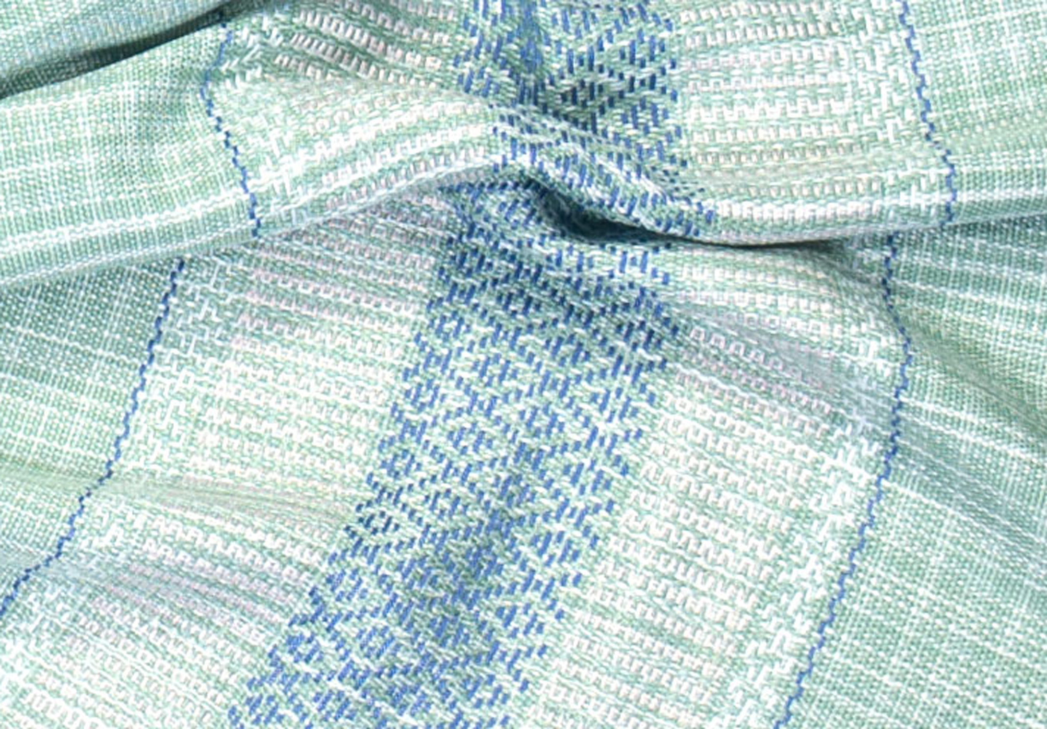 Cotton scarf mint - Counting Flowers