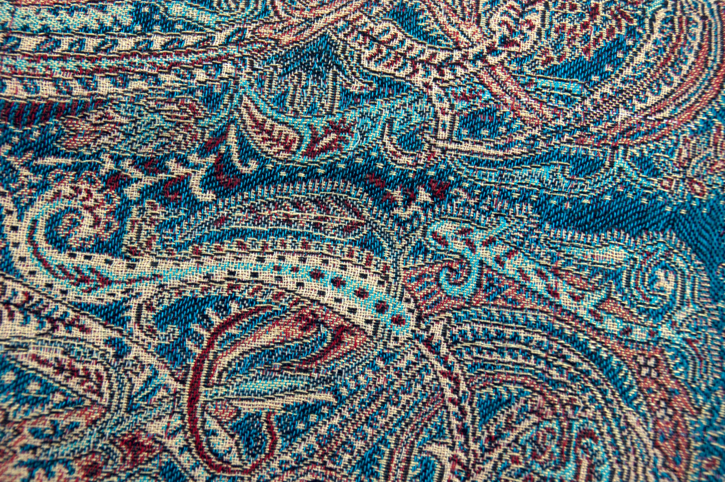 Wool shawl 1001 nights - Counting Flowers