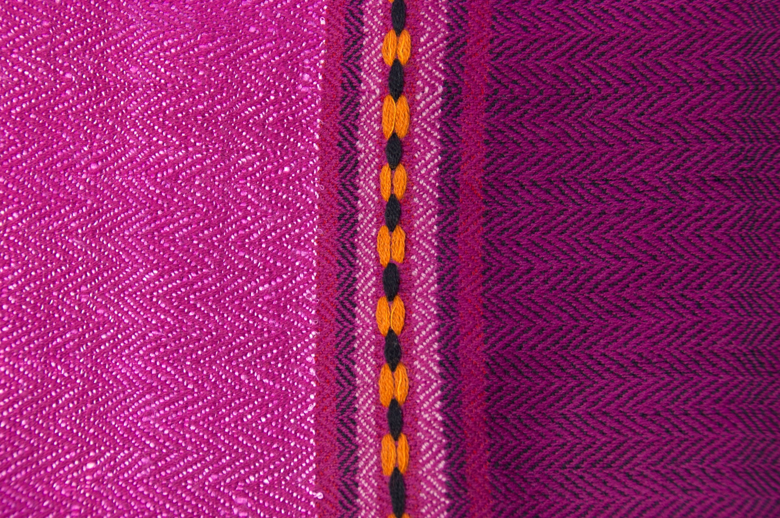 Merino wool shawl pretty pink - Counting Flowers